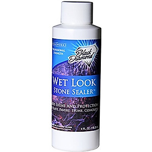 Product Image Black Diamond Stoneworks Wet Look Natural Stone Sealer Trial Size and Color Enhancer Sealer for All-Natural Stone and Pavers.Trial Size