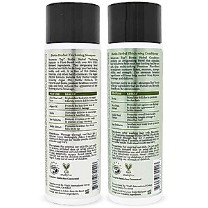 MOUNTAIN TOP Biotin Herbal Thickening Shampoo & Conditioner Set (2 x 8oz) with Argan Oil, Pumpkin Seed Oil, Red Korean Seaweed, Saw Palmetto, Tea Tree Oil & Willow Bark, Sulfate Free, All Hair Types