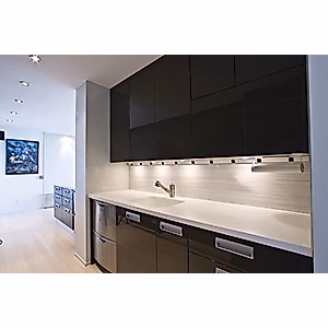 Task APT Angled Power Strip 18 inch Left, 3 Receptacles, White