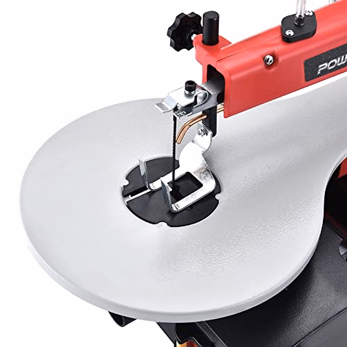 PowerSmart Scroll Saw 16 Inch Variable Speed 400-1600RPM, 0-45° Adjustable Table Saw, 16" Saws for Woodworking
