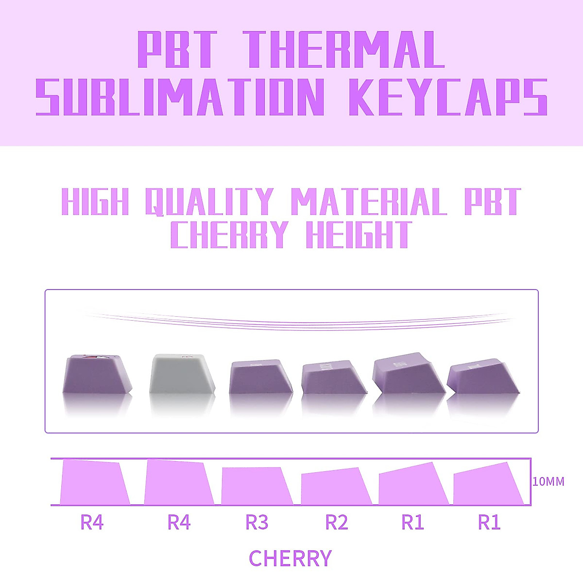 i Maifu Ray Anime Keycaps,Japanese Cute Keycaps,Cherry Profile PBT Keycaps with Key Puller for Mechanical Gaming Keyboards