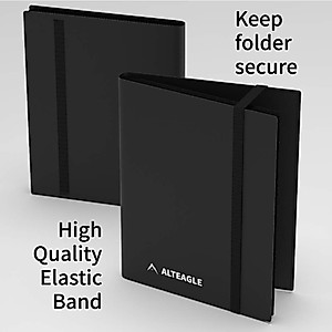 Alteagle 9 Pocket Trading Card Binder, 360 Side Loading Pocket Album for TCG