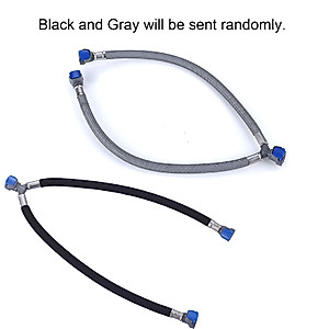 WOWOW Quick Connect Hose Hot and Cold Supply Hoses for Bathroom Faucet