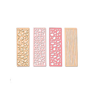 Sizzix Thinlits Die Set 4 Pack Wild Thing by Sharon Drury, Multicolor