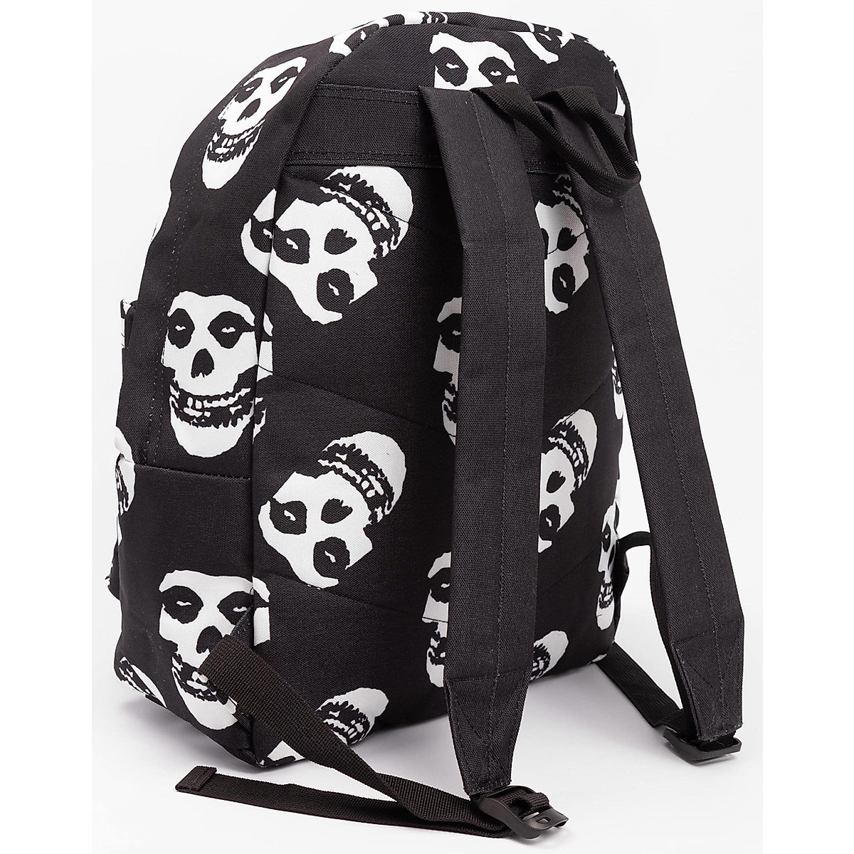 Misfits Backpack Music Skull Logo Black Red Rucksack 16”
