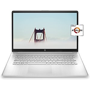 2022 HP High Performance Business Laptop - 17.3" HD+ LCD - AMD Athlon Silver 3050U - Radeon Graphics - 12GB DDR4 - 256GB SSD - USB-C - Fullsize Keyboard- Windows 10 Pro w/ 32GB USB