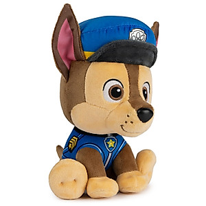 Paw Patrol Chase in Signature Police Officer Uniform Plush Stuffed Animal Dog, 9"