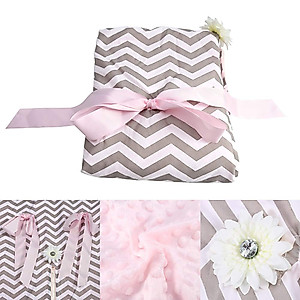 Carseat Canopy Nursing Cover Up with Opening Newborn Baby Girls Soft Safety Car Canopy Seat Nursing Cover Multi-use Blanket
