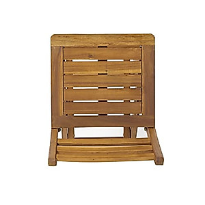 Christopher Knight Home Tundra Outdoor Foldable Wood Barstool Set, 2-Pcs Set, Natural