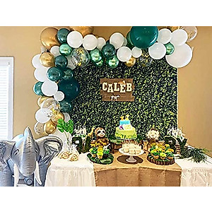 XLL Nature Spring 3D Green Leaves Photography Backdrops Newborn Baby Shower Photo Background Wall Art Wedding Birthday Party Decoration Banner Studio Props Cake Table Booth 8x6ft