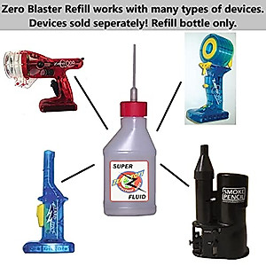 Zero Blaster Handheld Smoke Stick Replacement Fluid - for Draft Detector Puffer Fog Pen Machine Kit (3oz)
