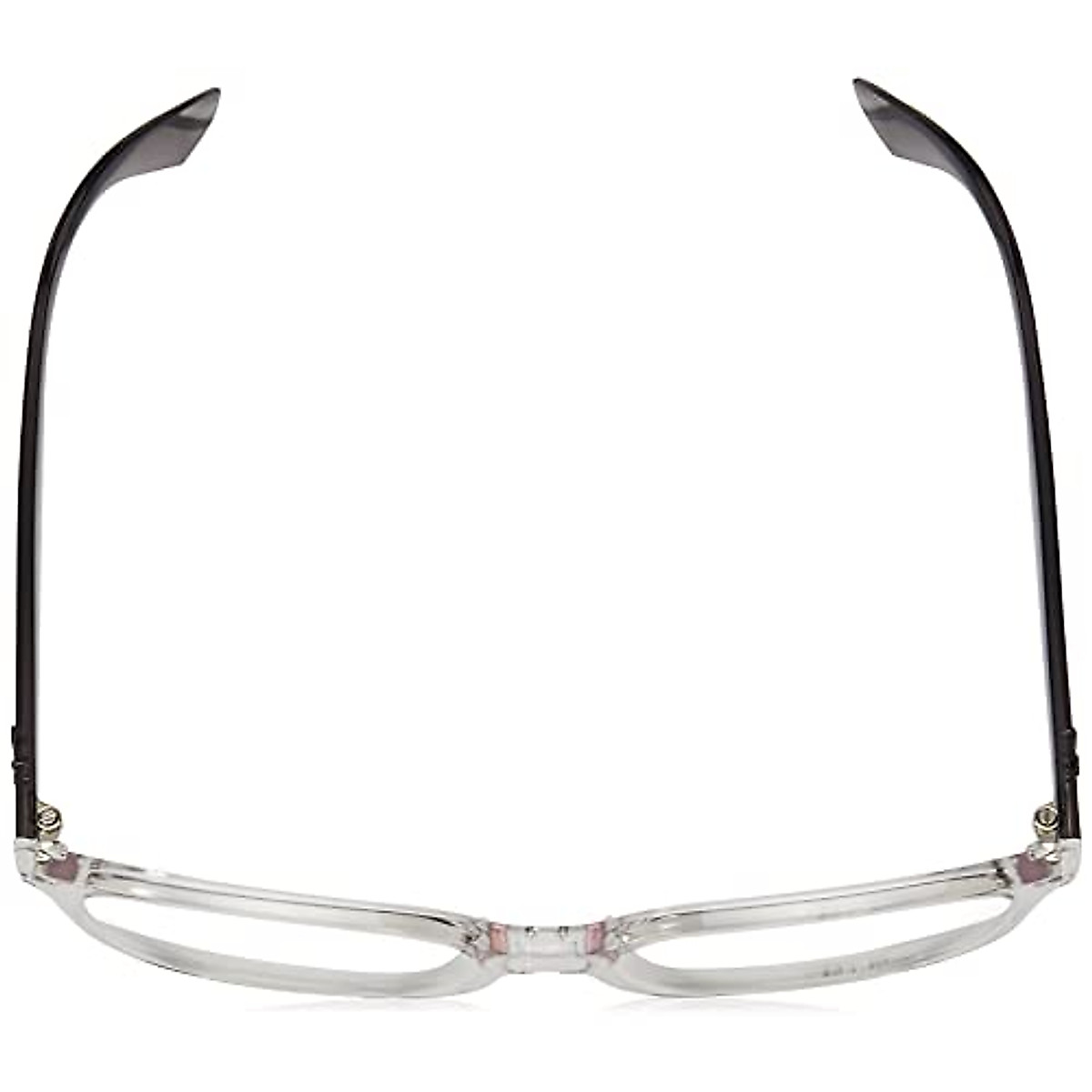 Ray-Ban Men's RX7066 Square Prescription Eyeglass Frames, Transparent on Grey/Demo Lens, 54 mm