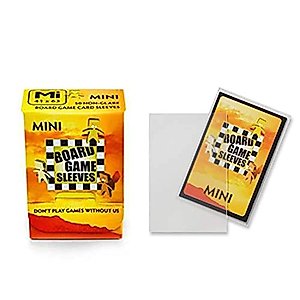 Arcane Tinmen Non-Glare Board Game Sleeves 50 ct Mini Size Card Sleeves Individual Pack