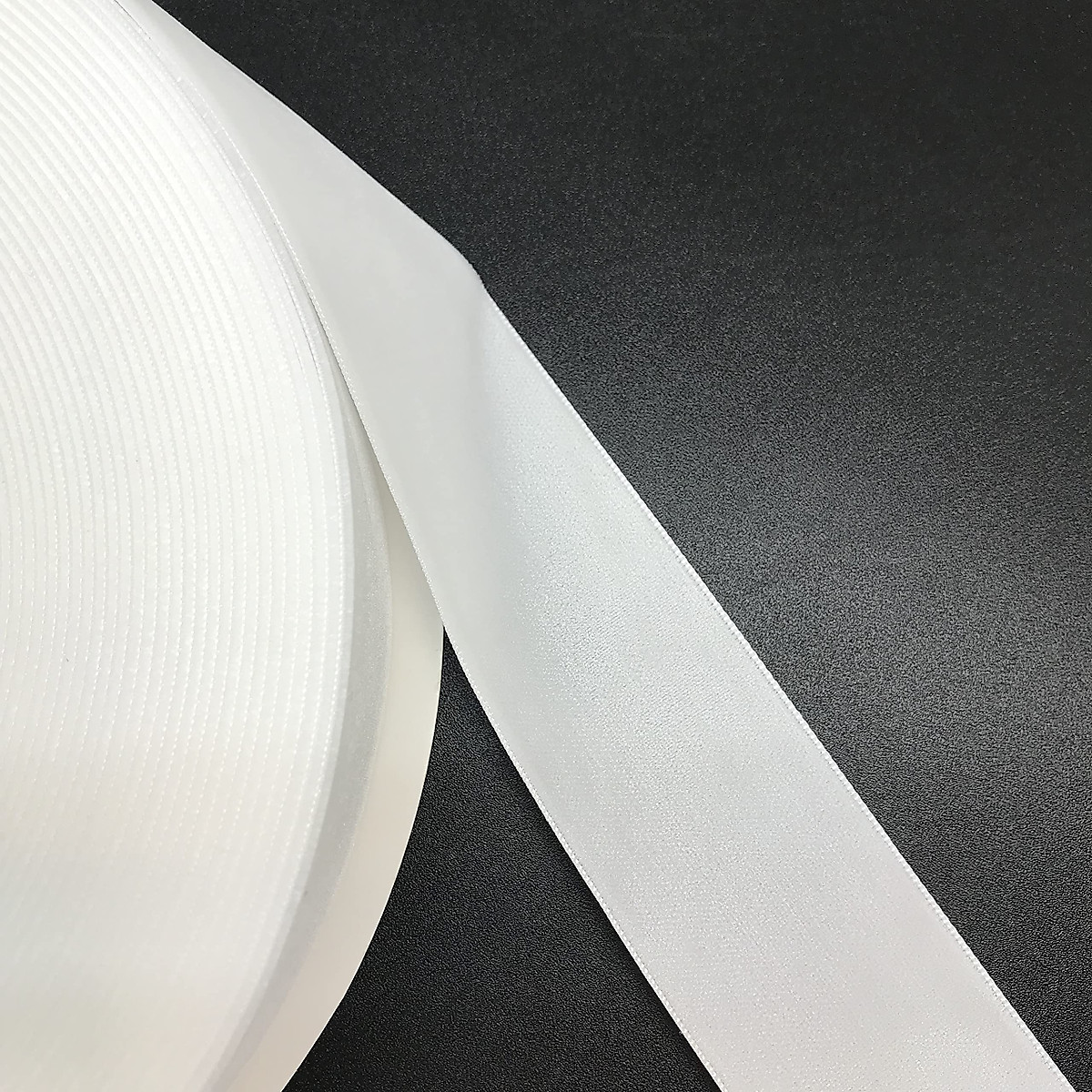 PEPPERLONELY 5 Yards Single Face Velvet Ribbon 38mm (1.5 Inch), Off White #2