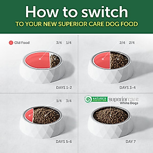 Nature's Protection Superior Care White Dogs Dry Dog Food with Lamb and Rice for Adult Small and Mini Breeds Light Coated Dogs 3.3lb