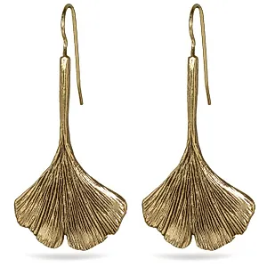 Ginkgo Leaf Earrings - Museum Reproductions - Made in the United States