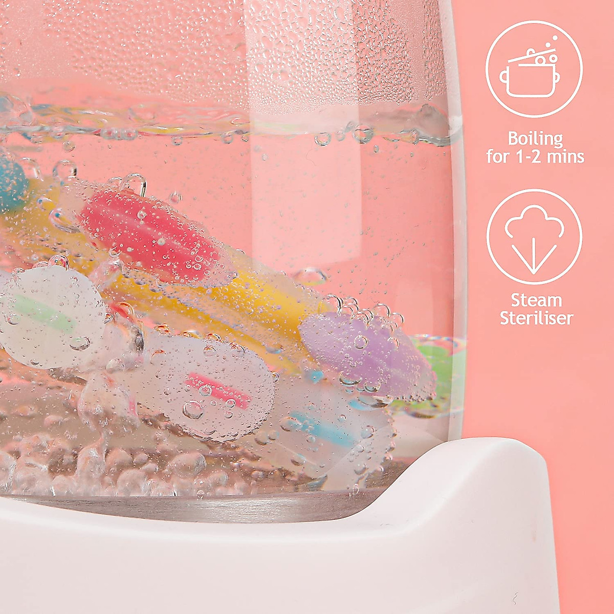 haakaa Baby Teethers Toys Baby Teething Toys for Babies Silicone New Palm and Ferris Wheel Teethers Combo Soft Baby Sensory Toys, Teething Pain and Itching Gums, BPA Free, 3m+, 2 pcs