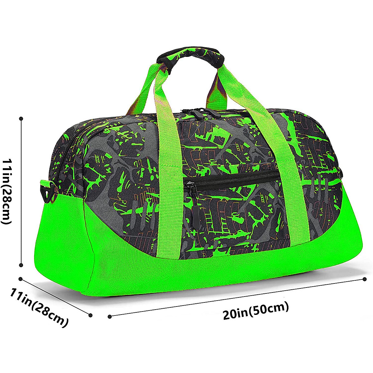 Stumdo Kids Overnighter Duffel Bags for kids, Carry-On Size & Ideal for School Practice or Overnight Travel Weekender Tote for Travel Gym Sport bag for Boys & Girls (11fglv)