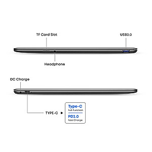 CHUWI 2022 Newest GemiBook Laptop Computer,Windows 10 Ultra-Thin Laptop,8G RAM 256GB SSD,Intel Celeron J4125 Processor,13 inch Full HD 2K IPS Display,PD Fast-Charge, Backlit Keyboard, Full Metal