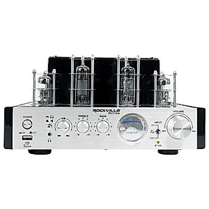 Rockville BluTube 70W Tube Amplifier Home Theater Stereo Receiver with Bluetooth, USB - Perfect for Audiophile Music, Home Theater & Gaming