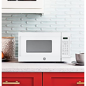 GE JEM3072DHWW Countertop Oven Microwave, 0.7 Cu Ft, White