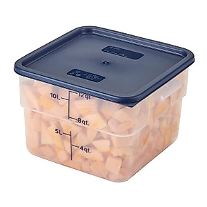 Cambro (12SFSPP190) 12 qt Polypropylene Food Storage Container - CamSquare®