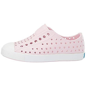 Native Shoes, Jefferson Child, Kids Lightweight Sneaker, Milk Pink/Shell White, 9 M US Toddler