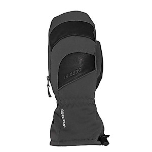 Gordini Women's Standard Gore-Tex Down Mitten, Gunmetal/Black, Medium