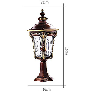 Outdoor Post Light Traditional Victoria Outdoor Post Lights，Industrial IP65 Waterproof Villa Garden Patio Landscape Lawn Lamp E27 Modern Home Outdoor Post Lights