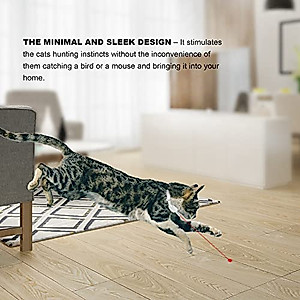 Laser Cat Toy Collar – 2 Adjustable Modes – 15 Minute Standby Shut Off – Rechargeable Micro-USB – Fits Cats and Kittens 200mm to 310mm Neck by Redeye Goods (LM2201)