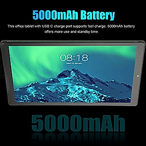 10 Inch Tablet, 4GB RAM 64GB ROM Octa Core Processor Support WiFi BT GPS Night Reading Mode, 3G Net 5G WIF PC Tablet for Android