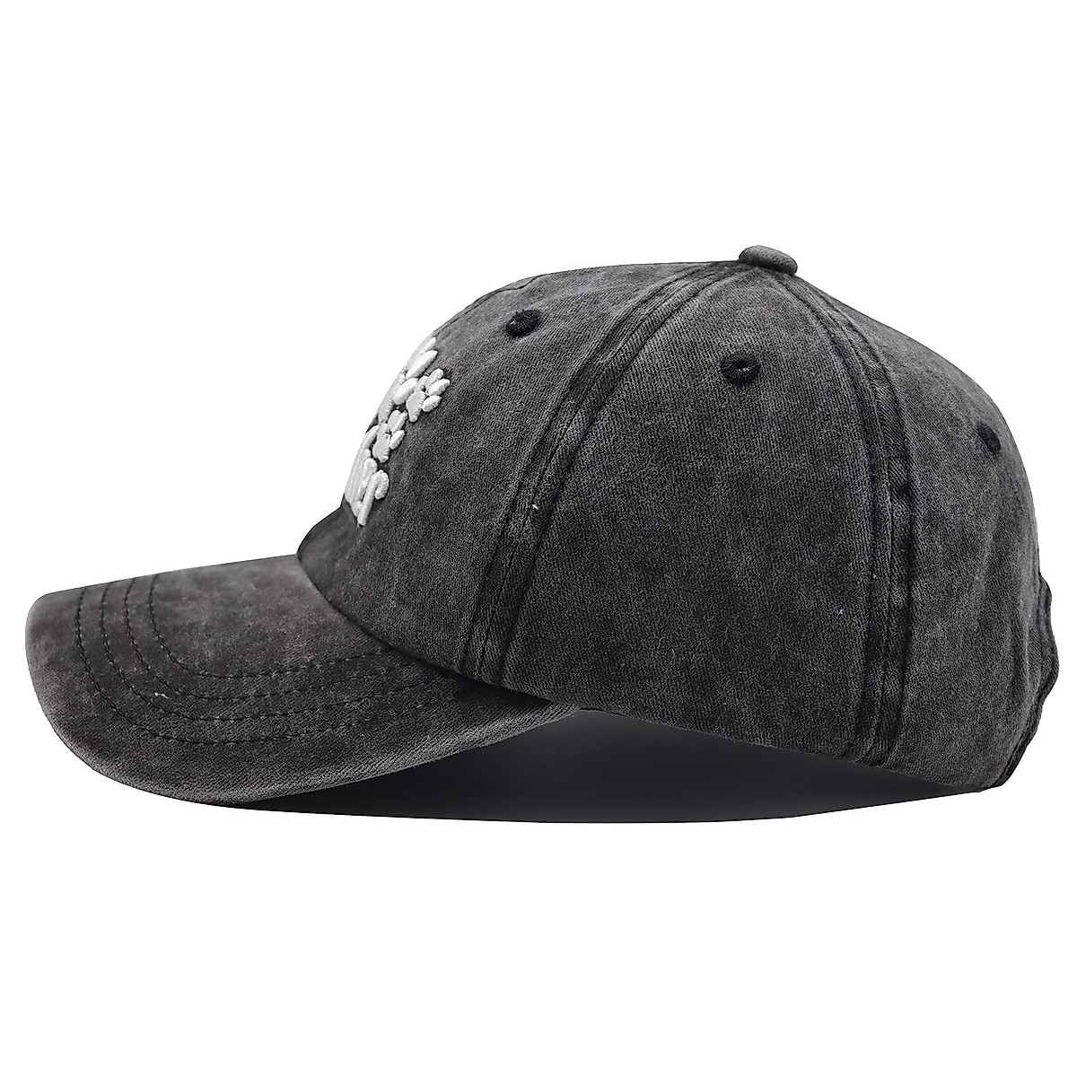 Dog Dad Gifts for Men, Embroidered The Dog Father Paw Hat, Adjustable Washed Denim Father's Day Pet Lovers Baseball Cap for Daddy Papa