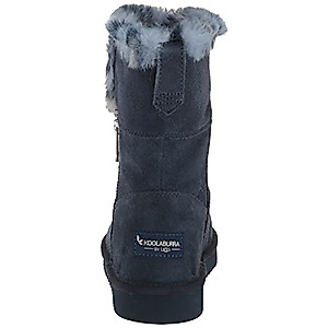 Koolaburra by UGG Women's ARIBEL Short Leopard Fashion Boot, Insignia Blue, 10