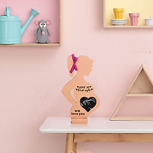 Sonogram Frames Gift for Pregnant Women Ultrasound Picture Frame Personalized Pregnancy Gifts for First Time Mom Expecting Parents Expectant Mothers Maternity Keepsake Baby Shower New Mom Gift Ideas