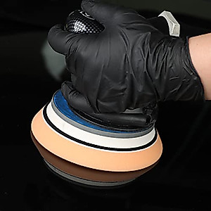 CAR ROAD Buffer Pads Polishing Pads, 6PCs 6 Inch Buffing Pads for 5 Inch 130mm Backing Plate Buffing Sponge Pads Buffing Pads 6 inch Car Polishing Kit Buffer Polisher Compounding, Polishing & Waxing