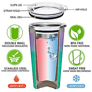 Fufendio Best Friend Birthday Gifts for Women - Friendship Gifts - Vacuum Insulated Tumbler Cup
