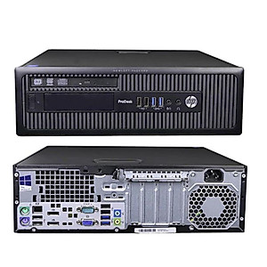 HP ProDesk 600 G1 SFF Desktop PC,Refurbished Desktop i7,Win 10 Business Computers,32GB RAM,1TB SSD,DVD,DP,HDMI,WiFi,BT,VGA,USB,Wireless Keyboard and Mouse + TJJ Mouse PAD (Renewed)