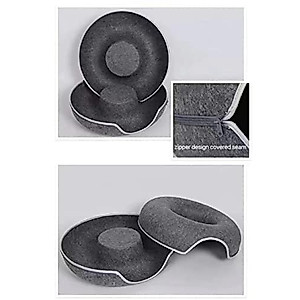 Cat Felt Tunnel Toy, Cat Donut Tunnel. Interactive Play Toys for Cats. Cat Tunnels for Indoor Cats, Great Toy for Cats Small Animals Grey,Dark Grey,Large