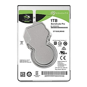 Seagate 1TB Barracuda 2.5" Hard Drive ST1000LM049 (SATA 6Gb/s/128MB/7200 RPM)