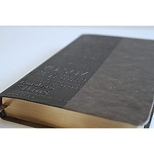 Biblia RVR 1960 letra grande tamaño manual, simil piel gris con nombres de Dios / Spanish Bible RVR 1960 Handy Size Large Print Leathersoft Grey, Names of god