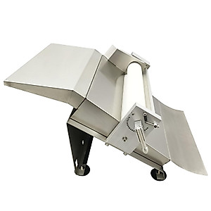 TECHTONGDA Manual Dough Sheeter Machine 16.5" Fondant Sheeter Pasta Maker Roller Machine Compact Dough Sheeter for Croissants, Pizza, Icing, Marzipan, Puff Pastry