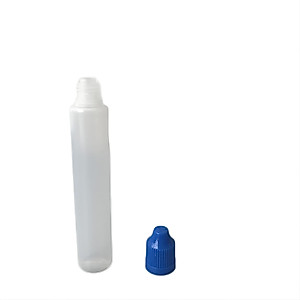 JOYWEE (30 Pack, Multi Color Caps) 30ml PE Pen Plastic Bottle with Childproof Cap for Vape Liquid, Light Oil, Paint, dropper bottle eliquid bottle liquid bottle squeeze bottle TIP Dropper Bottle