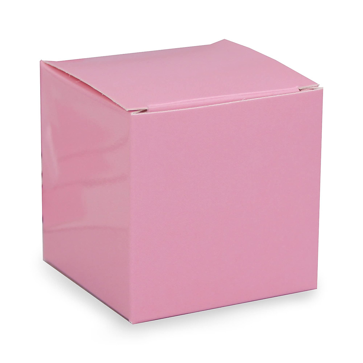 WonderPack Paper Boxes for Packaging - Pink Shipping Boxes - Cardboard Gift Box 2.1х2.1x2.1 Inches 6 Pack