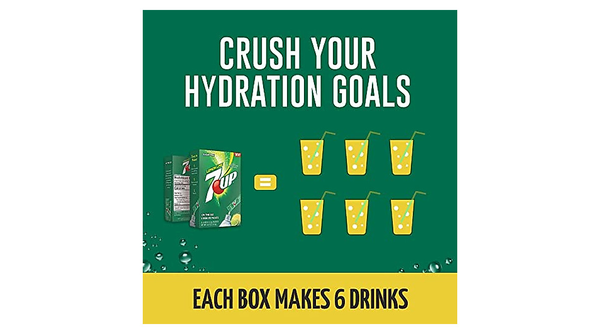 7UP Variety Pack Powder Drink Mix - Sugar-Free Flavored Water