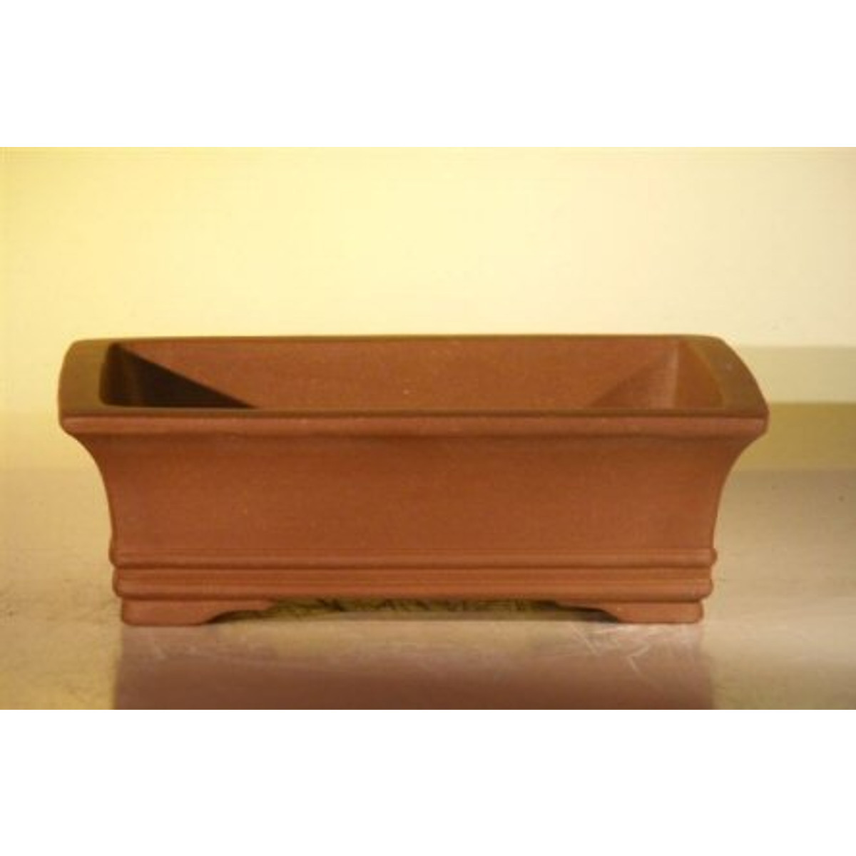 Bonsai Boy Brown Unglazed Ceramic Bonsai Pot - Rectangle 6 5 x 4 5 x 2 125