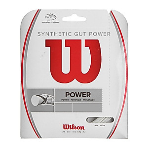 Wilson Synthetic Gut Power 16 Tennis String - Set, Purple