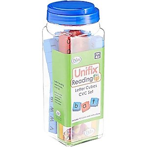 Didax Educational Resources CVC Unifix Letter Cubes (Set of 90)