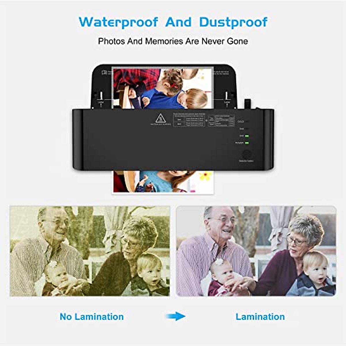 RyhamPaper Thermal Laminating Pouches, Laminating Sheets 8.9 x 11.4-Inches/Letter Size/5 mil, 300 Pack Laminator Sheets for Sealed Document, Cards, Clear Laminated Finish, Round Corner, Waterproof