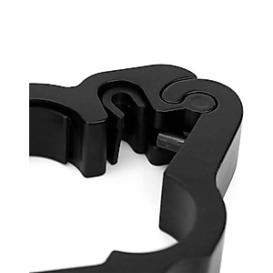 QWORK Motorcycle Lock, Heavy Duty Anti-Theft Adjustable Bike Handlebar Lock, A Grip/Throttle/Brake/Handlebar Lock to Secure a Bike, Scooter, Moped or ATV