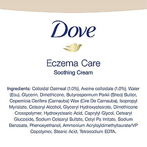 Baby Dove Soothing-Cream To Soothe Delicate Baby Skin Eczema Care No Artificial Perfume or Color, Paraben Free, Phthalate Free 5.1 oz